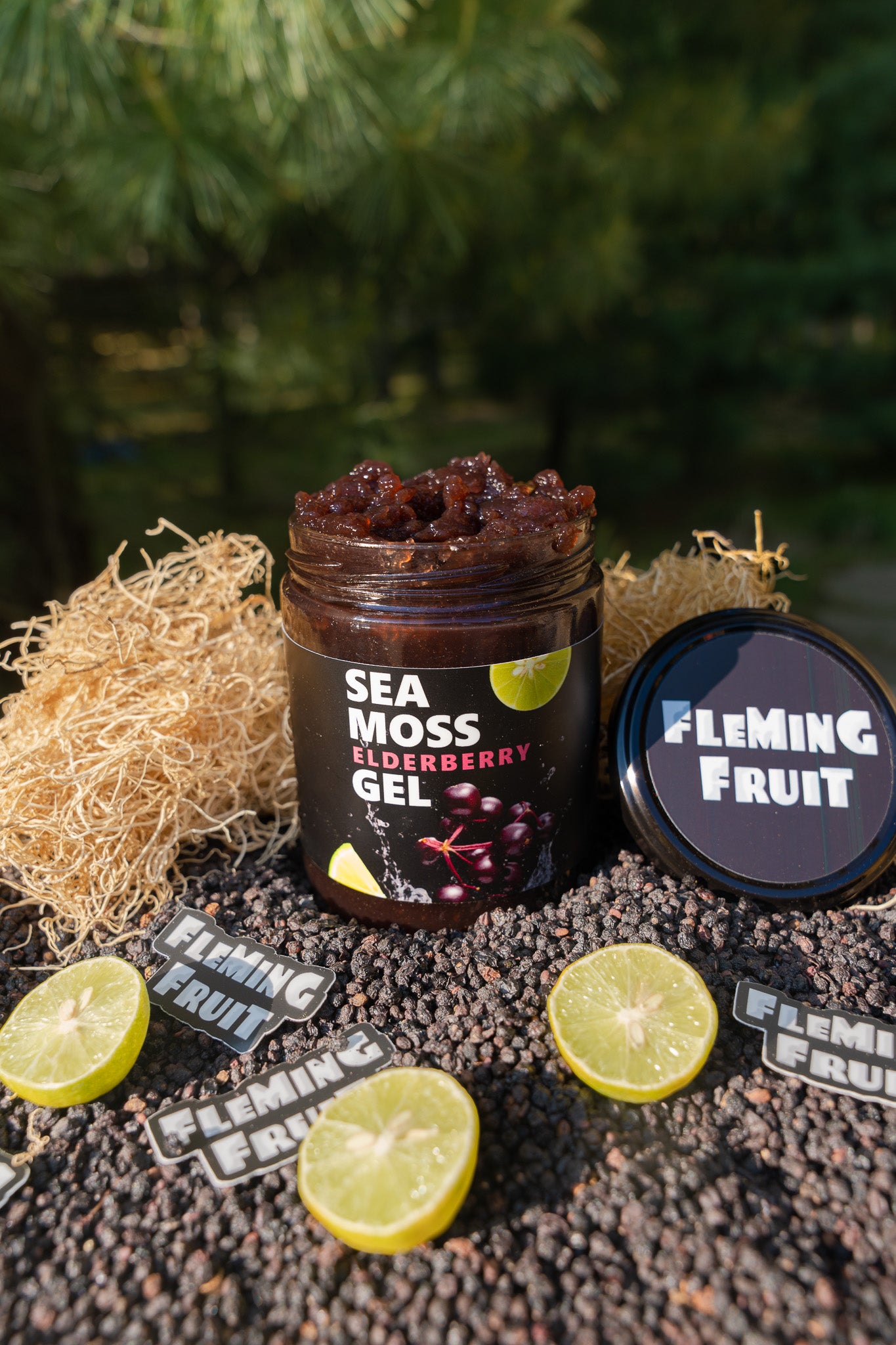 Organic Wildcrafted Elderberry Seamoss Gel – Fleming Fruit