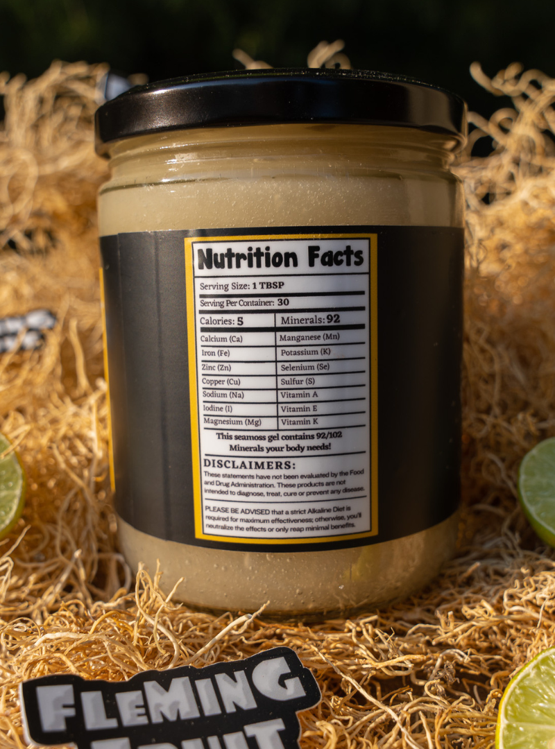 Organic Wildcrafted Jamaican Seamoss Gel – Fleming Fruit