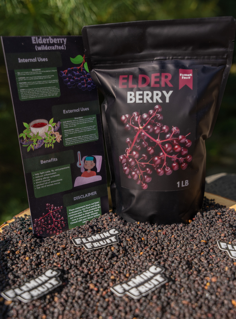 Organic Wildcrafted Elderberry – Fleming Fruit